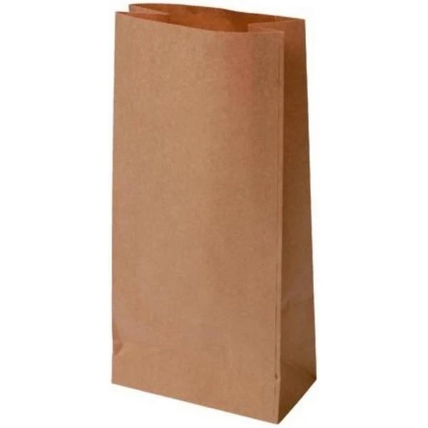 Block Bottom Paper Bag #2 (SOS) - Brown